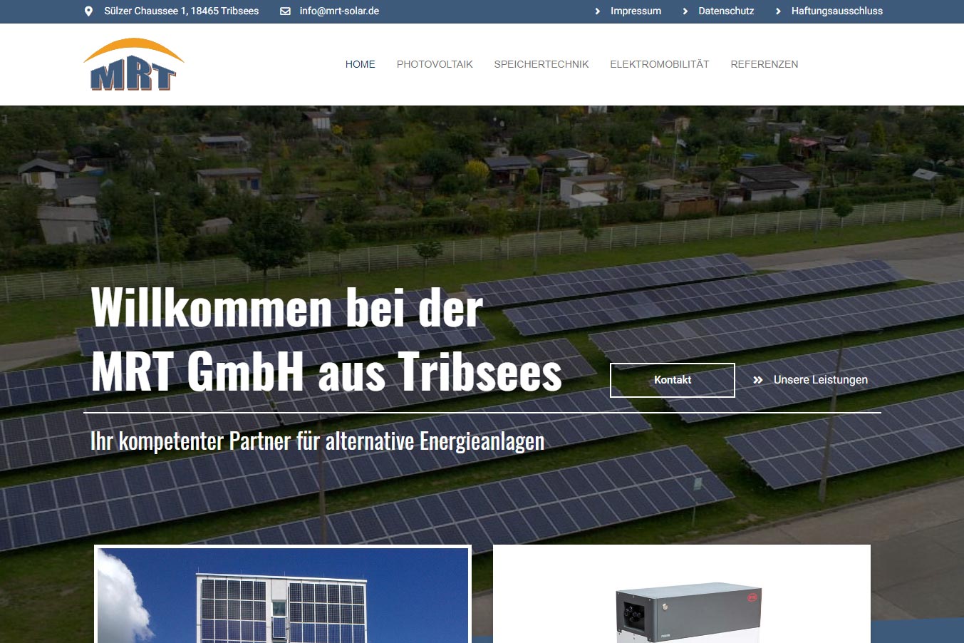 Startseite - MRT Solar